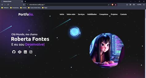Roberta Fontes No Linkedin Portfólio Frontend Javascript Html Css