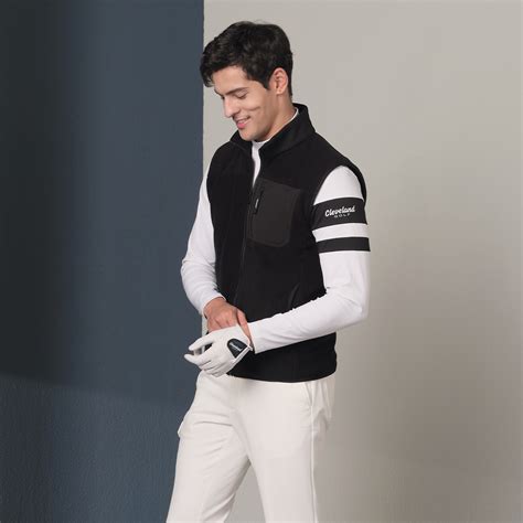 퀸잇 남성 써모테크플리스 우븐포켓 풀집업 조끼