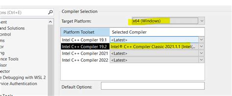 Solved How To Select The C Compiler Classic Version For One Visual