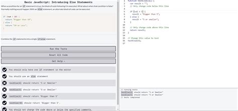 Error At Introducing Else Statements Javascript The Freecodecamp Forum