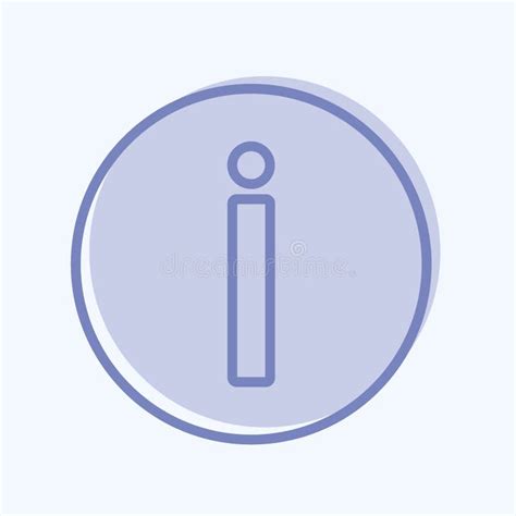 Icon About Suitable For Mobile Apps Symbol Two Tone Style Simple Design Editable Design