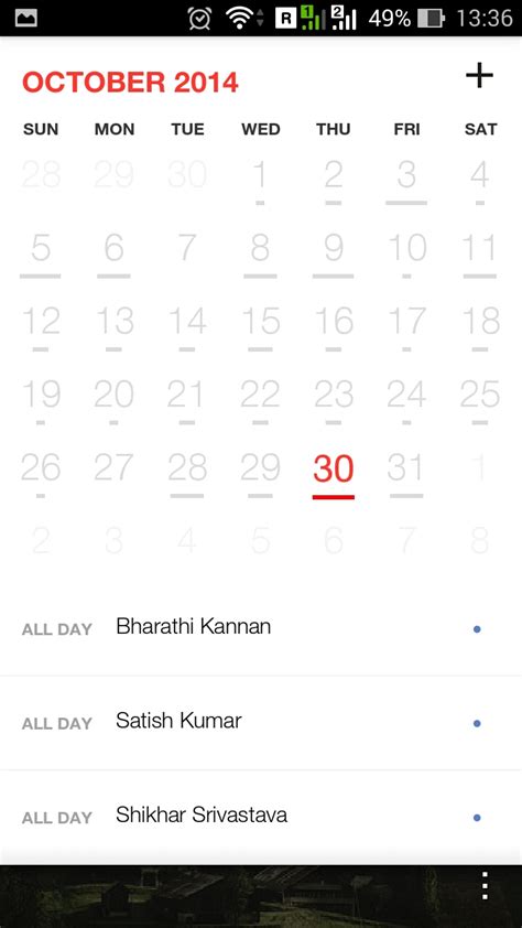 expandable month view collapsable week view calendar widget for