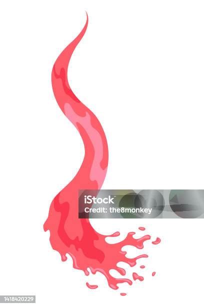 스쿼트 스플래쉬 화려하게 흐르는 스패터링 쏟아진 순수한 주스 또는 액체 추상적 인 형태의 파도로 떨어집니다 컬러 워터 스플래쉬가