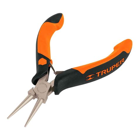 Mini Pinza De Punta Redonda Truper Mango Comfort Grip 5” Mod Pm Pr4