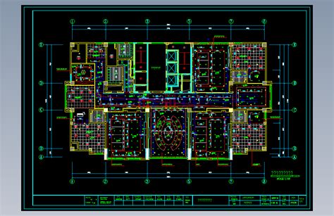 室内装饰施工图 22a Autocad 模型图纸下载 懒石网