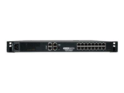 Tripp Lite 16 Port IP Rack Console Cat5 KVM Switch 19 LCD 1 1 User 1URM KVM Console 19 B070