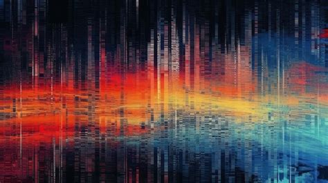 Premium Ai Image Glitch Overlay Analog Distortion Noise Texture