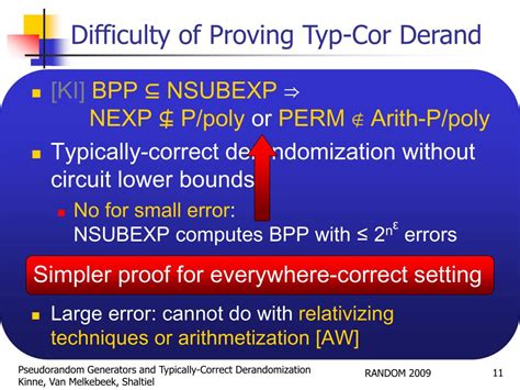 Ppt Pseudorandom Generators And Typically Correct Derandomization Powerpoint Presentation Id