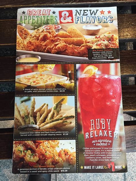 Ruby Tuesdays Menu Prices