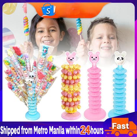 10 Layer Circular Lollipop Stand Porous Lollipop Display Brackets