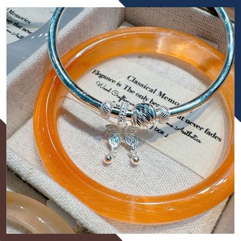 Set Vòng Charm Bạc Kết Hợp Vòng Đá Mắt Mèo Ltbn105