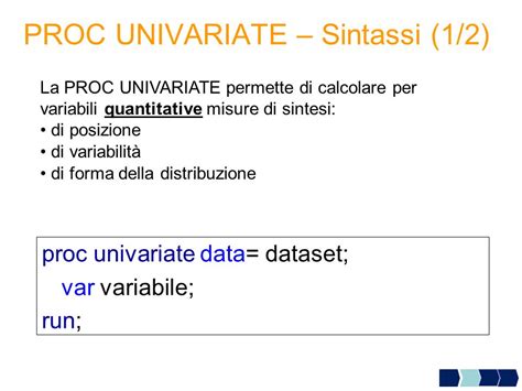 Analisi Univariata And Esercizi Ppt Scaricare