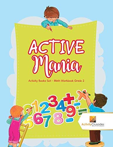 Lelivros Active Mania Activity Books Set Math Workbook Grade 2 2025