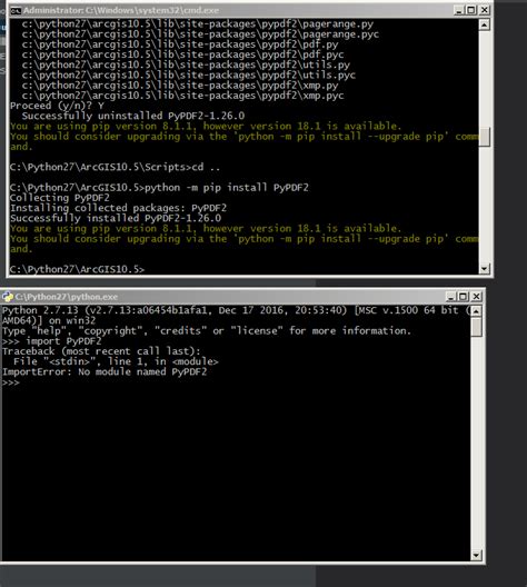 Importerror No Module Name Pypdf Python On Windows Arcgis Off