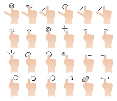 Premium Vector Touch Screen Touch Icon Vector Graphics