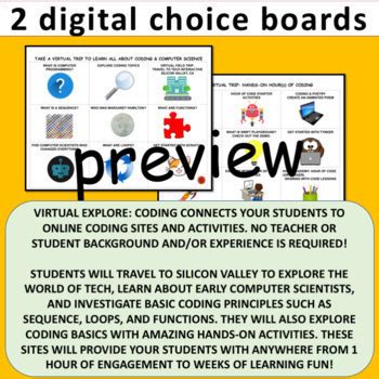 Coding Computer Science Activity Online Learning Hour Of Code STEM