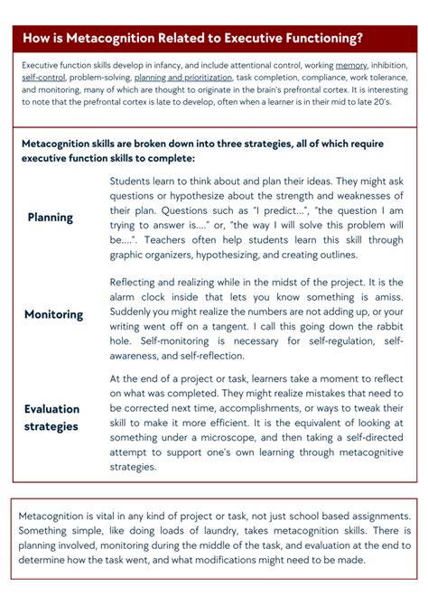 Metacognition Overview Train Your Brain Lab Washington University In St Louis