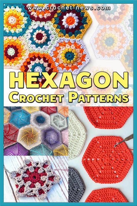 20 Crochet Hexagon Patterns Crochet News