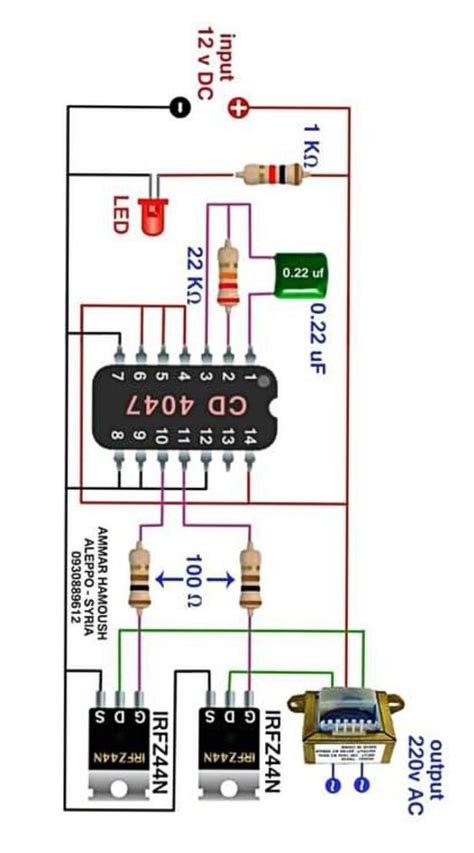 Simple Electronic Circuit Diagram