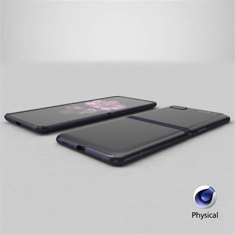 삼성 갤럭시 Z 플립 미러 블랙 3d 모델 49 3ds Blend C4d Fbx Ma Obj Max Unitypackage Upk Gltf Free3d