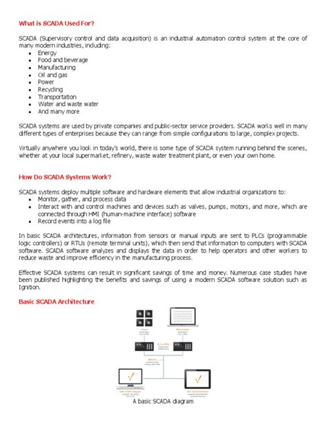 what is scada used for pdf scada electrical engineering