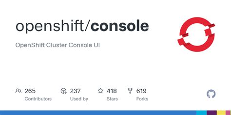 GitHub Openshift Console OpenShift Cluster Console UI