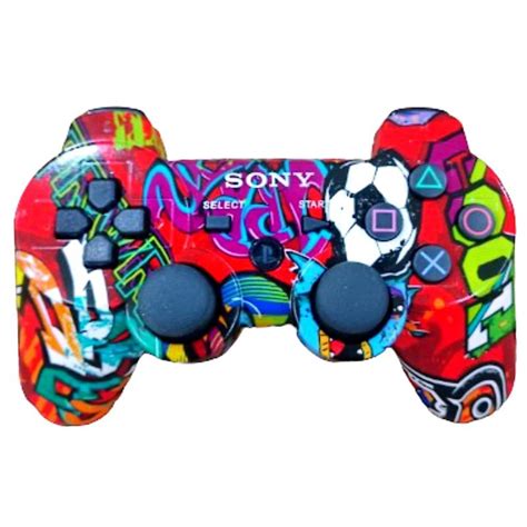 Jual Stik Ps3 Joystick Wireless Warna Motif Shopee Indonesia