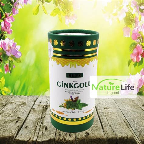 Nurs Билкова паста за подобряване на паметта с Мед и Гинко 400гр Nature Life Is Good