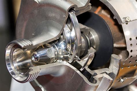 산업용 원심 금속 펌프 내부의 단면 임펠러 와 디테일 을 클로즈업 곡선에 대한 스톡 사진 및 기타 이미지 곡선 공학 기계 부분 Istock