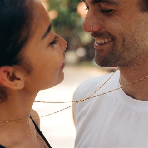 Matching Necklaces For Couple Couple Necklace Set Of 2 Magnetic