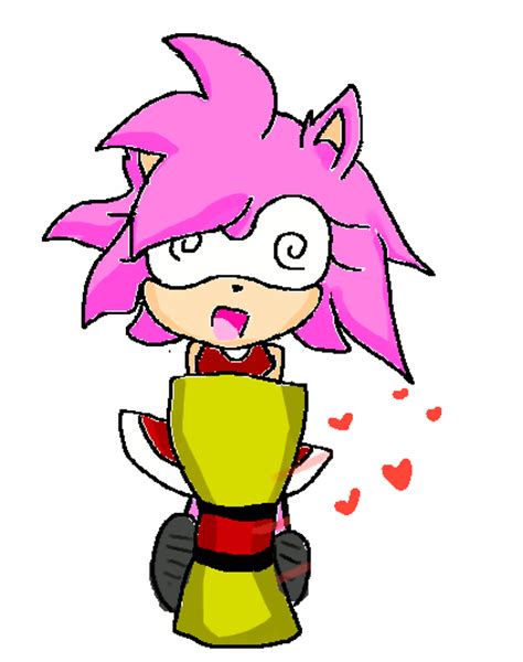 Amy And Hammer By Kazumifox2 On Deviantart