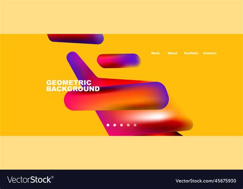 Tech Minimal Geometric Wallpaper Creative Vector Image