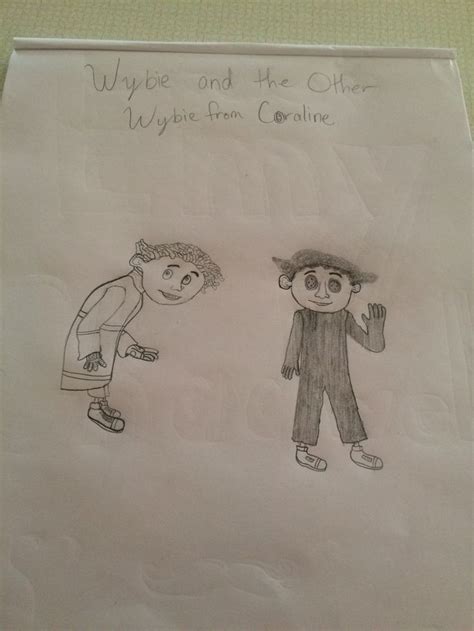 I Drew This Picture Because I Love The Movie Coraline Sketches