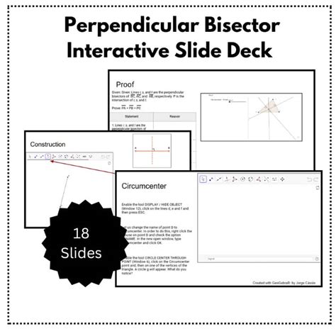 Perpendicular Bisector Interactive Lesson Avid Grade 8 12 By Avid Angles