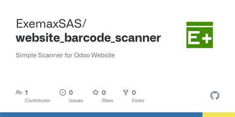 Github Exemaxsaswebsitebarcodescanner Simple Scanner For Odoo Website