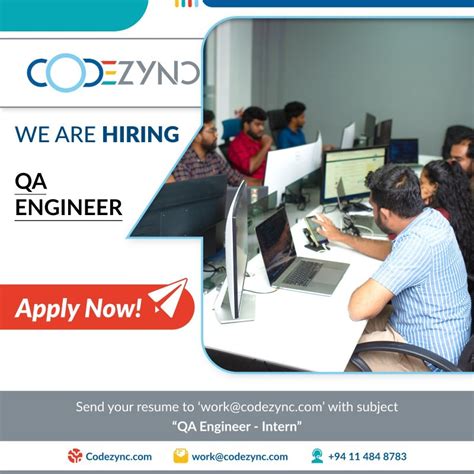 Internship Qa Engineer Jobseeker Lk