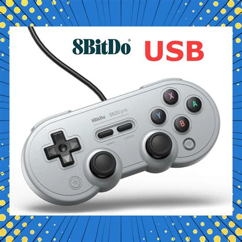 Controle 8bitdo Sn30 Pro Usb Switch Pc Raspberry Nova Cor Shopee Brasil