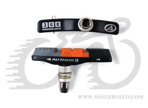 Тормозные колодки Author ABS-3CC-Alu 72мм (1КОЛЕСО) трёхкомпонентные