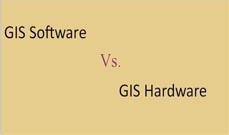 Differences Between Gis Software And Hardware