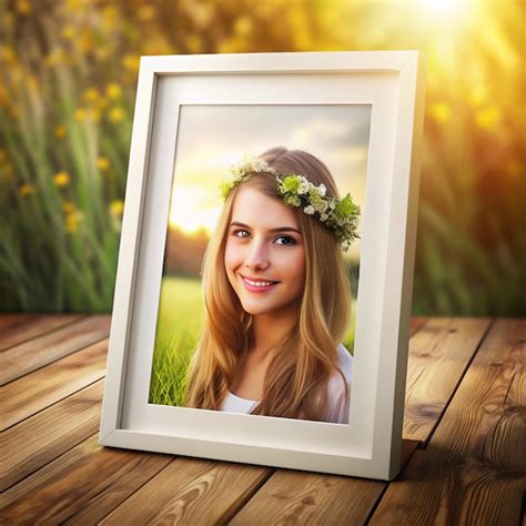 Photos Mock Up Template Premium Ai Generated Image