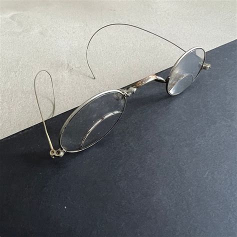 Antique Oval Wire Wraparound Glasses Antique Wire Bif Gem