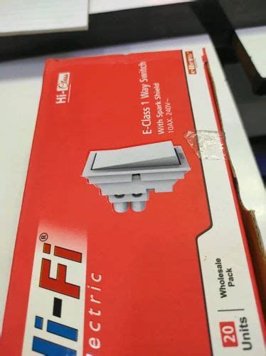 Hifi 6amp Modular Switch For Anywhere At ₹ 13 Piece In Mumbai Id 26609890473