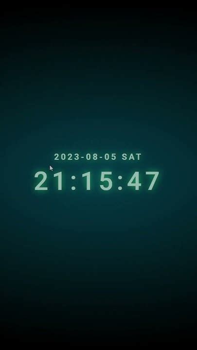 How To Make Digital Clock Using Html Css And Javascript Youtube