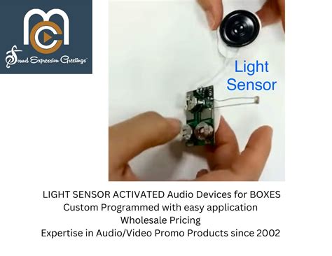 Light Sensors Card Box Media Card Creations