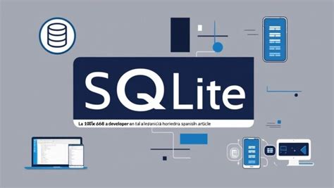 Sqlite La Base De Datos Ligera Para Aplicaciones Móviles Solo Software Libre