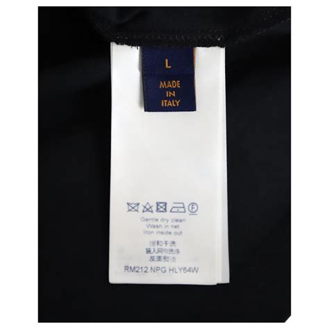 Louis Vuitton Lv Embossed T Shirt In Black Cotton Ref876572 Joli Closet