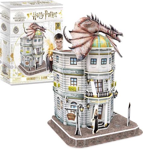 Cubicfun მრუდე ქუჩა გრინგოტსის ბანკი 3d ფაზლი 74 ნაწილი Veli Store