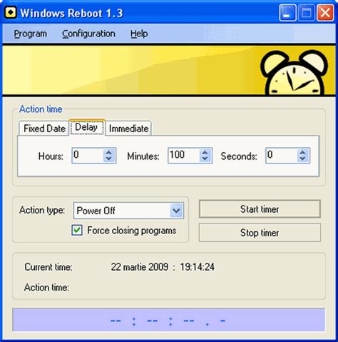 Baixar a última versão do Windows Reboot grátis em Português no CCM CCM