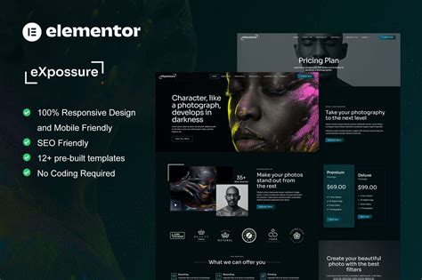 Download Expossure Photography And Portfolio Elementor Template Kit