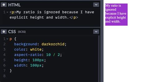 Css Aspectratio Responsivedesign Webdevelopment Frontend Uiux